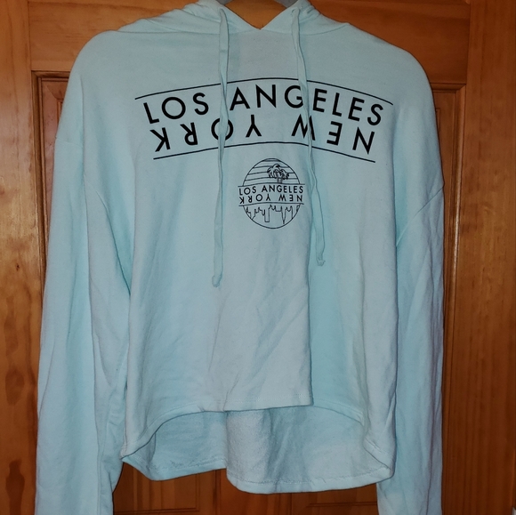 Target | Tops | Target Los Angeles New York Cropped Hoodie | Poshmark